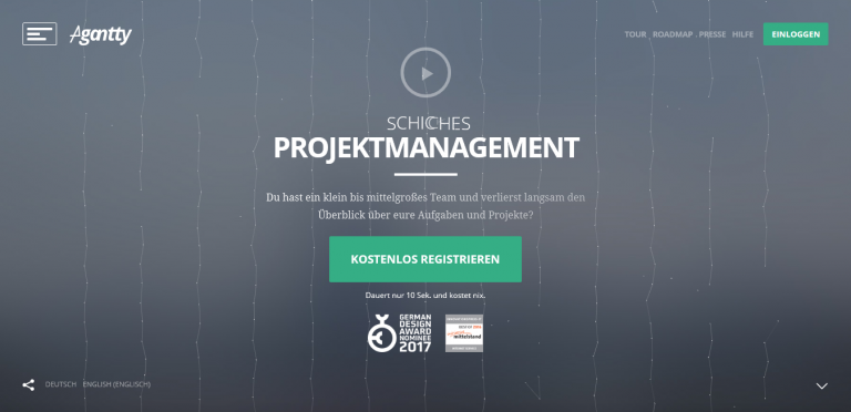 Screenshot von Agantty - Munich Communication Lab